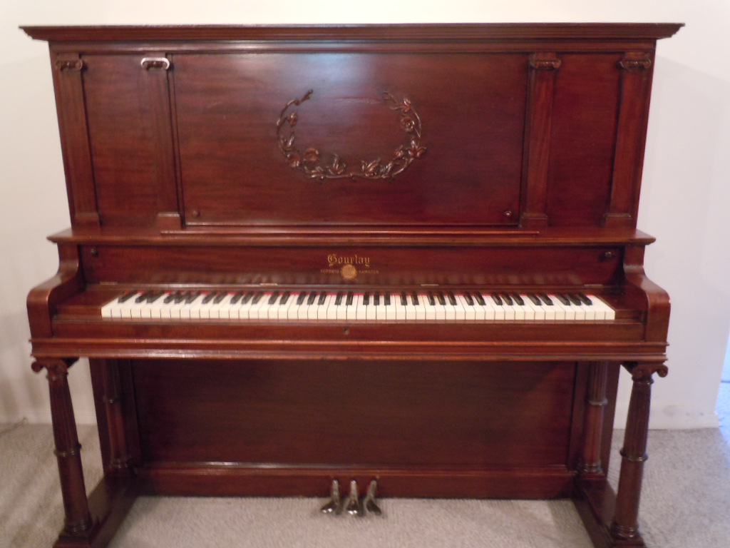 Gourlay Antique Upright Piano - Plam's Piano Solutions